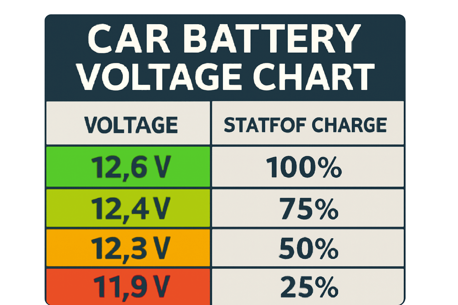 A Complete Guide to Your Car Battery's Voltage